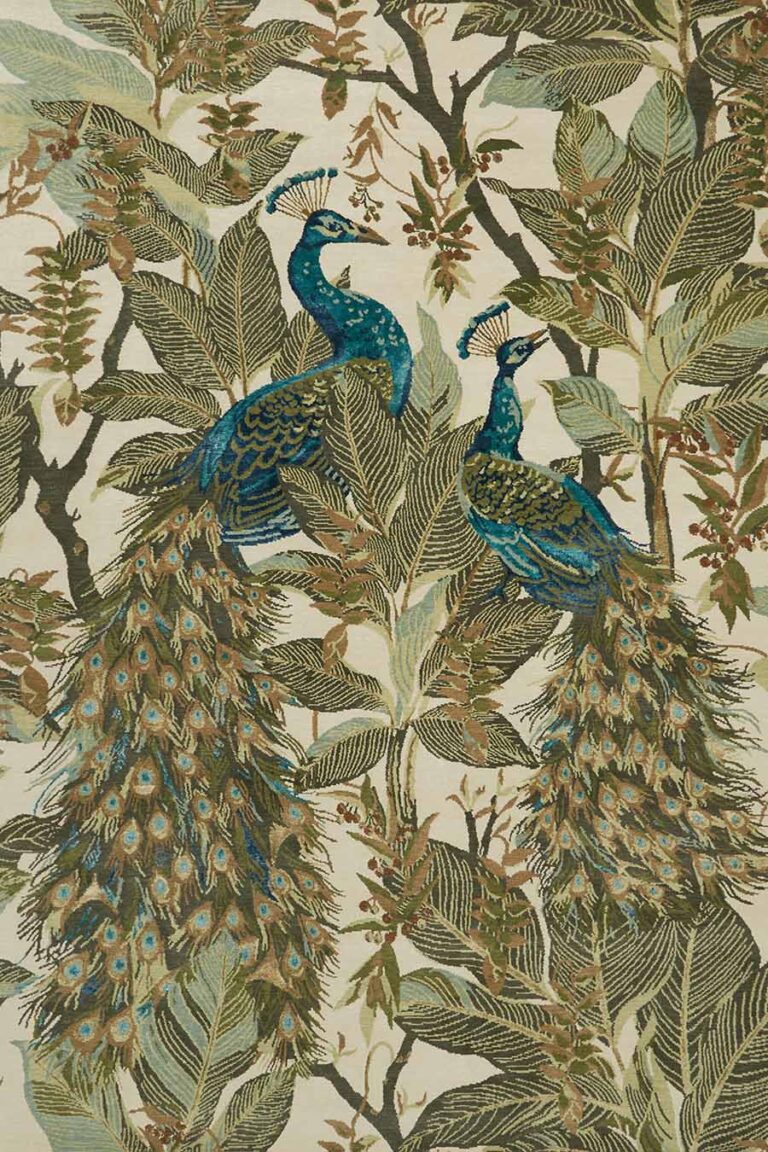 Royal Peacock - Menagerie collection - Designer Rugs