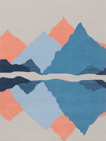 Mountain Sunset by Student Designs | Hand Tufted Designer Rugs